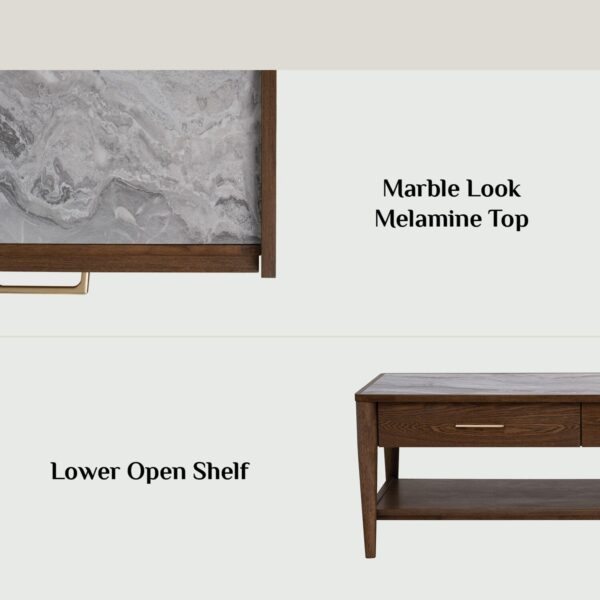 MELAMINE COFFEE TABLE - Ever Smile Furniture